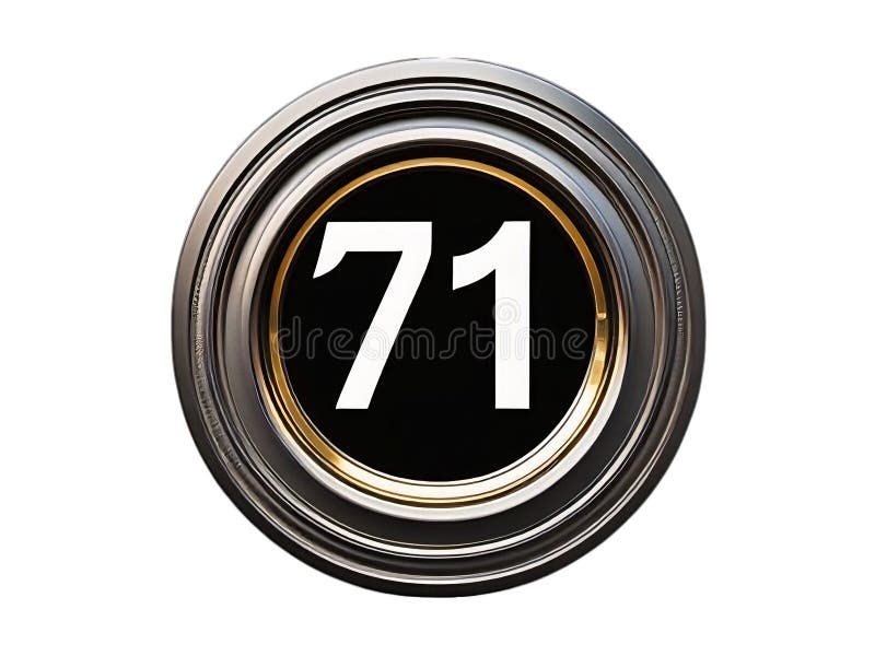 Round Shape 71 Digit, really Nice Looking, Metallic Design, Awesome ...