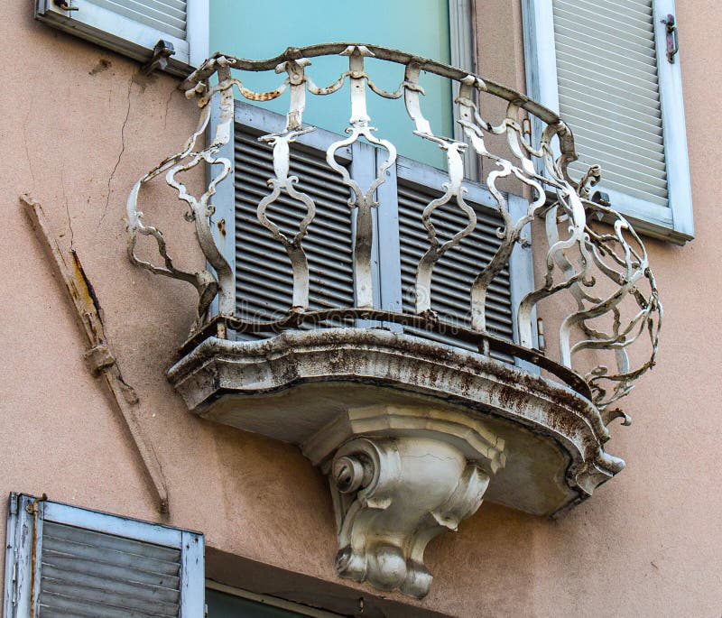 Round Balcony stock image. Image of mansion, veranda, balustrade - 688155