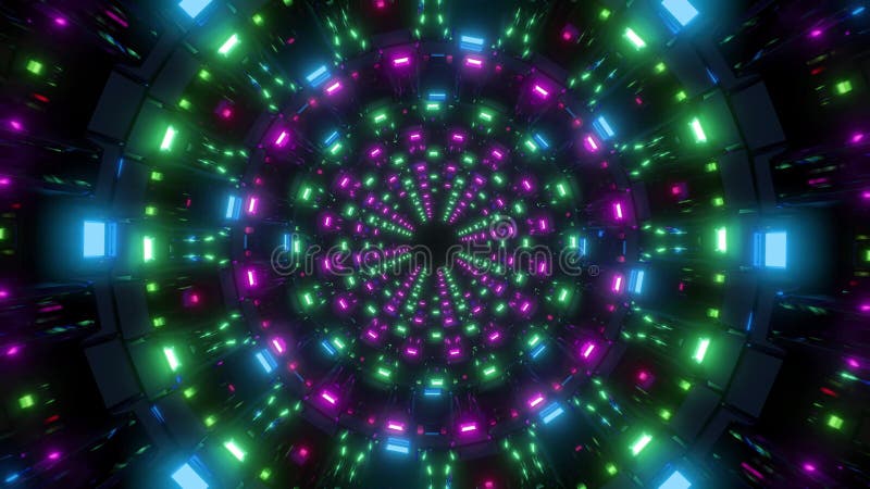 Round Shaped Lights with Nice Glow Design Work Background 3d ...