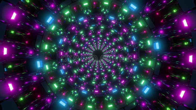 Round Shaped Lights with Nice Glow Design Work Background 3d ...