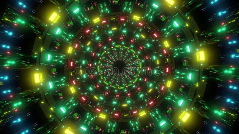 Round Shaped Lights with Nice Glow Design Work Background 3d ...