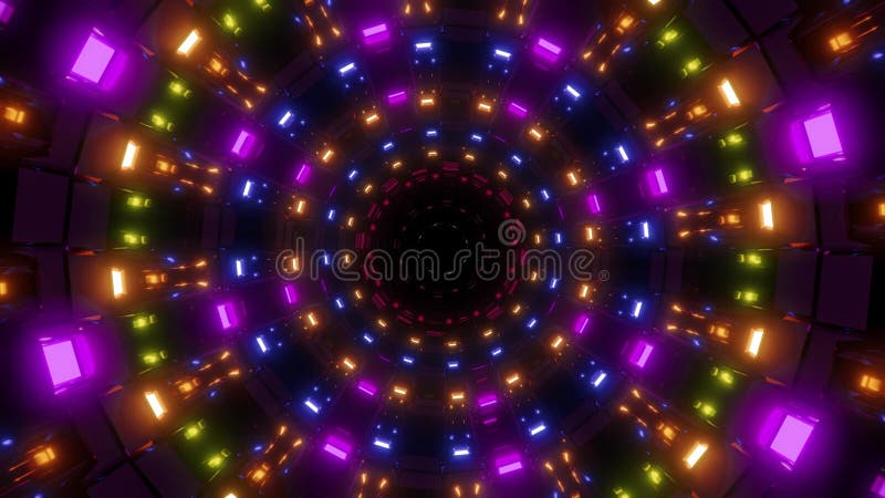 Round Shaped Lights with Nice Glow Design Work Background 3d ...