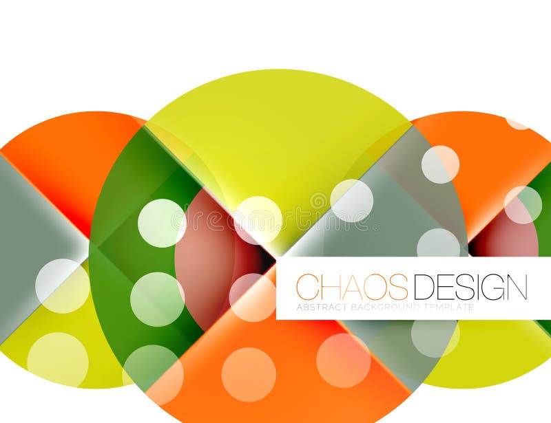 Round Shapes, Circle Banner with Sample Text Stock Vector ...