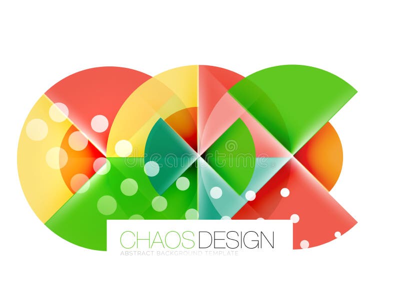 Round Shapes, Circle Banner with Sample Text Stock Vector ...