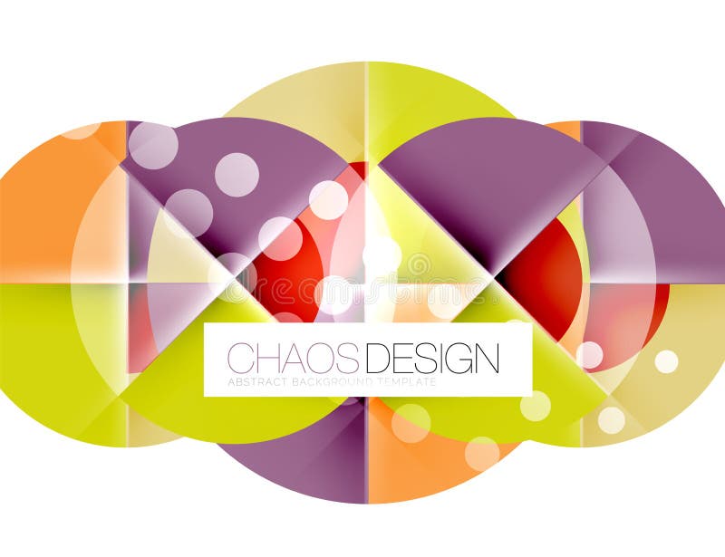 Round Shapes, Circle Banner with Sample Text Stock Vector ...