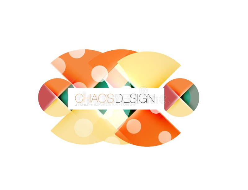 Round Shapes, Circle Banner with Sample Text Stock Vector ...