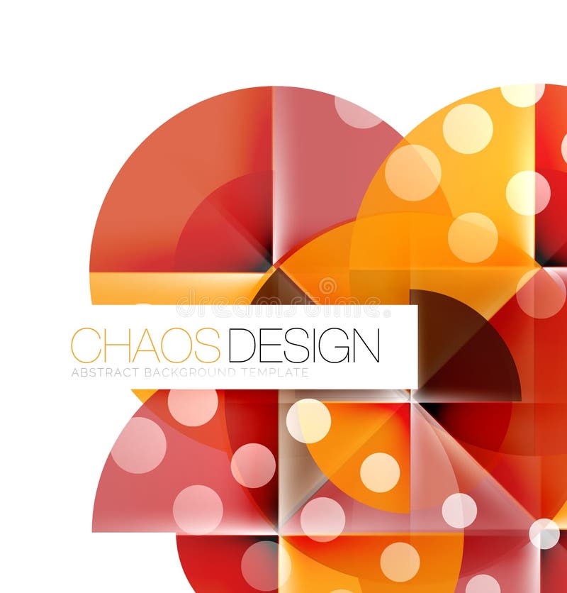 Round Shapes, Circle Banner with Sample Text Stock Vector ...