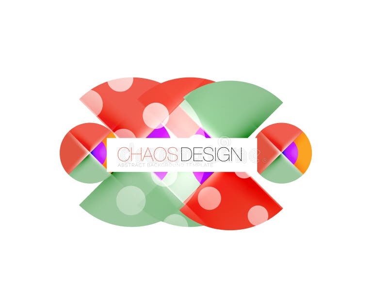 Round Shapes, Circle Banner with Sample Text Stock Vector ...