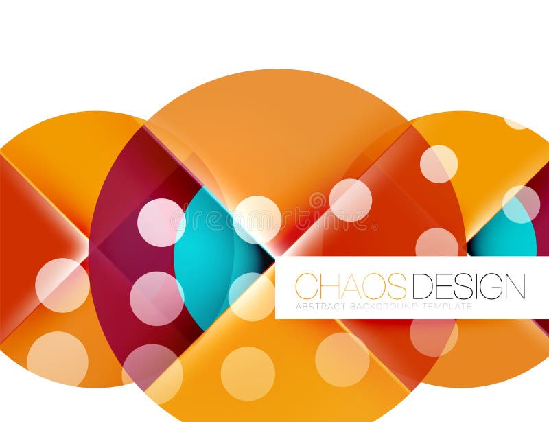 Round Shapes, Circle Banner with Sample Text Stock Vector ...