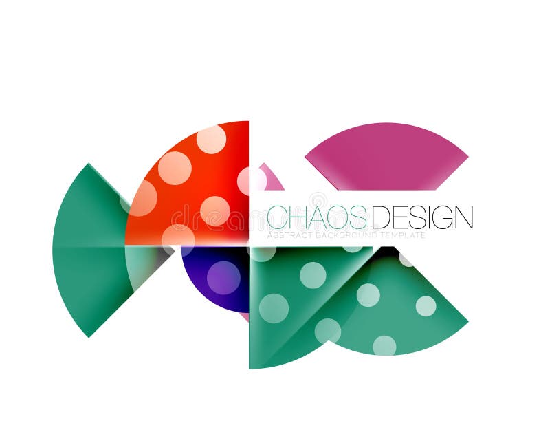 Round Shapes, Circle Banner with Sample Text Stock Vector ...