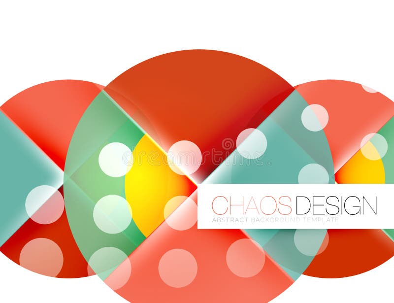 Round Shapes, Circle Banner with Sample Text Stock Vector ...