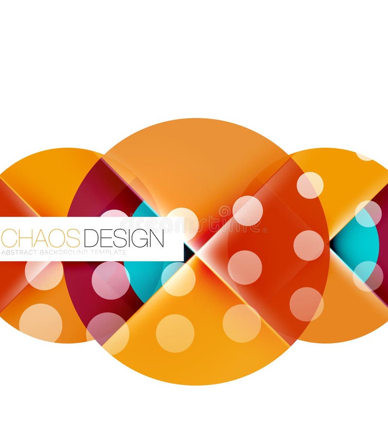 Round Shapes, Circle Banner with Sample Text Stock Vector ...