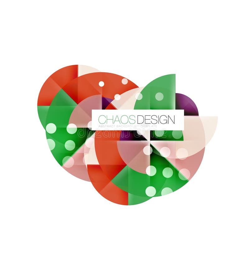 Round Shapes, Circle Banner with Sample Text Stock Vector ...