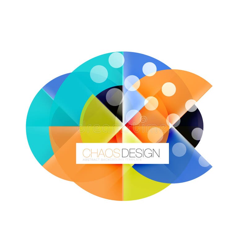 Round Shapes, Circle Banner with Sample Text Stock Vector ...