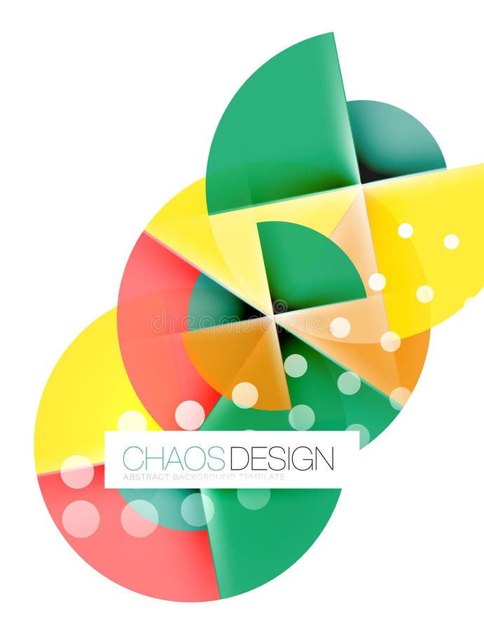 Round Shapes, Circle Banner with Sample Text Stock Vector ...