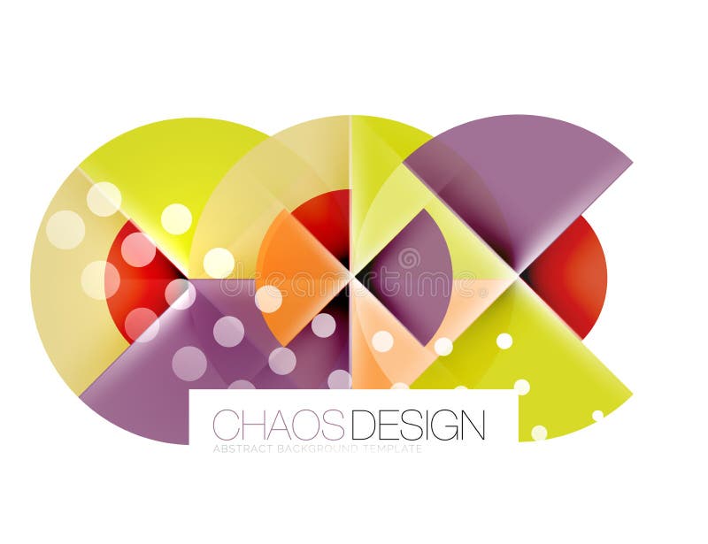 Round Shapes, Circle Banner with Sample Text Stock Vector ...