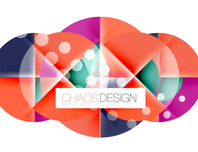 Round Shapes, Circle Banner with Sample Text Stock Vector ...