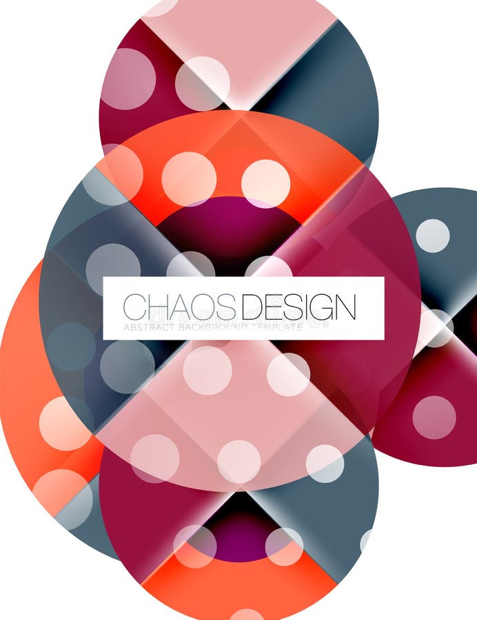 Round Shapes, Circle Banner with Sample Text Stock Vector ...