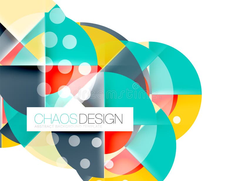 Round Shapes, Circle Banner with Sample Text Stock Vector ...