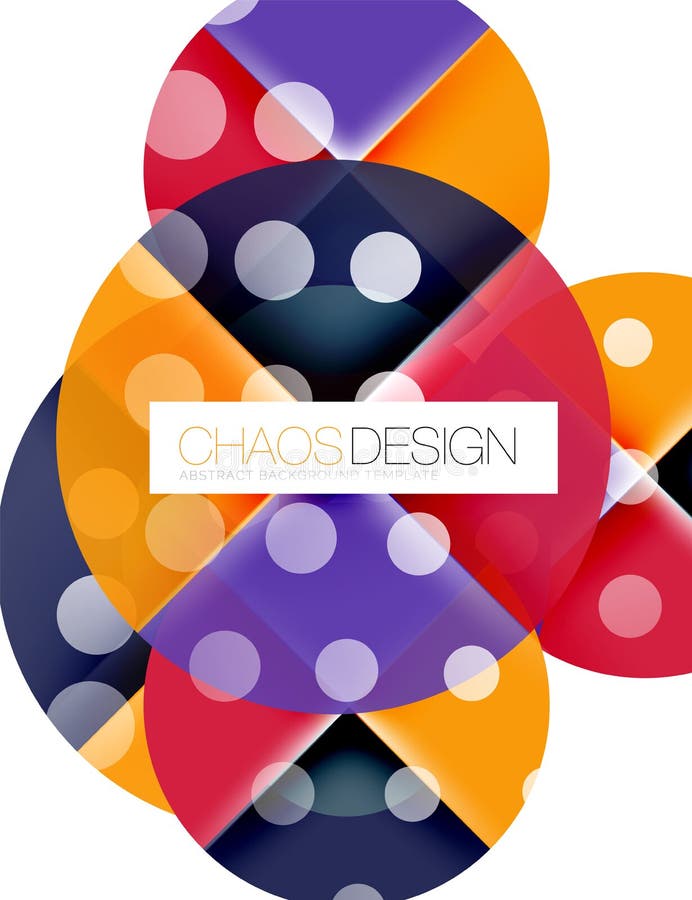 Round Shapes, Circle Banner with Sample Text Stock Vector ...