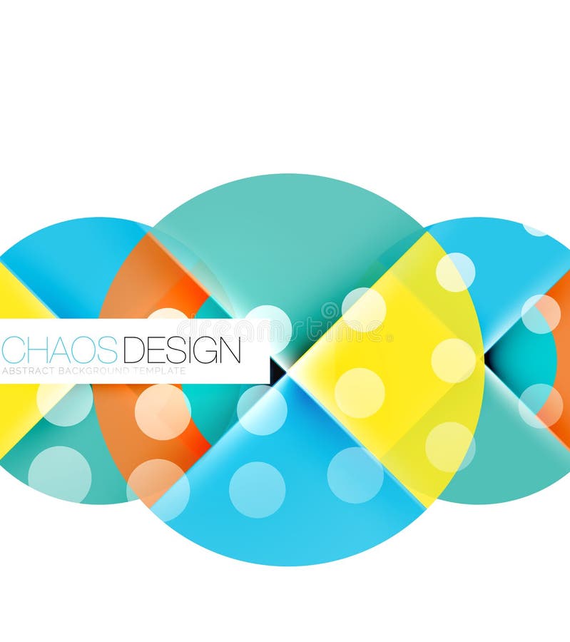 Round Shapes, Circle Banner with Sample Text Stock Vector ...