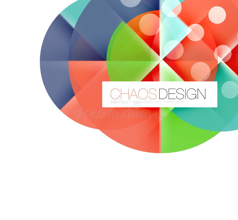 Round Shapes, Circle Banner with Sample Text Stock Vector ...