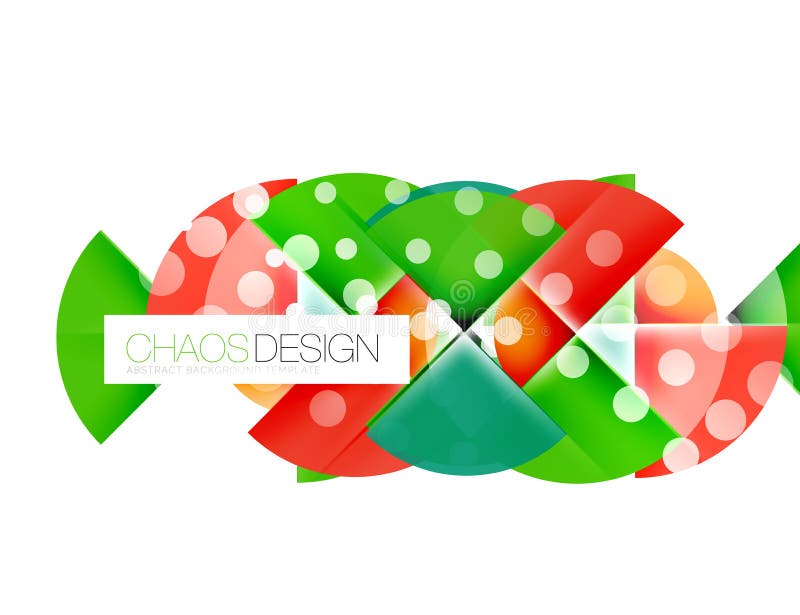 Round Shapes, Circle Banner with Sample Text Stock Vector ...