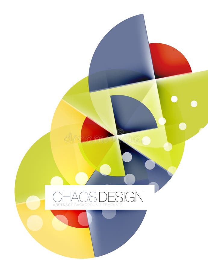 Round Shapes, Circle Banner with Sample Text Stock Vector ...