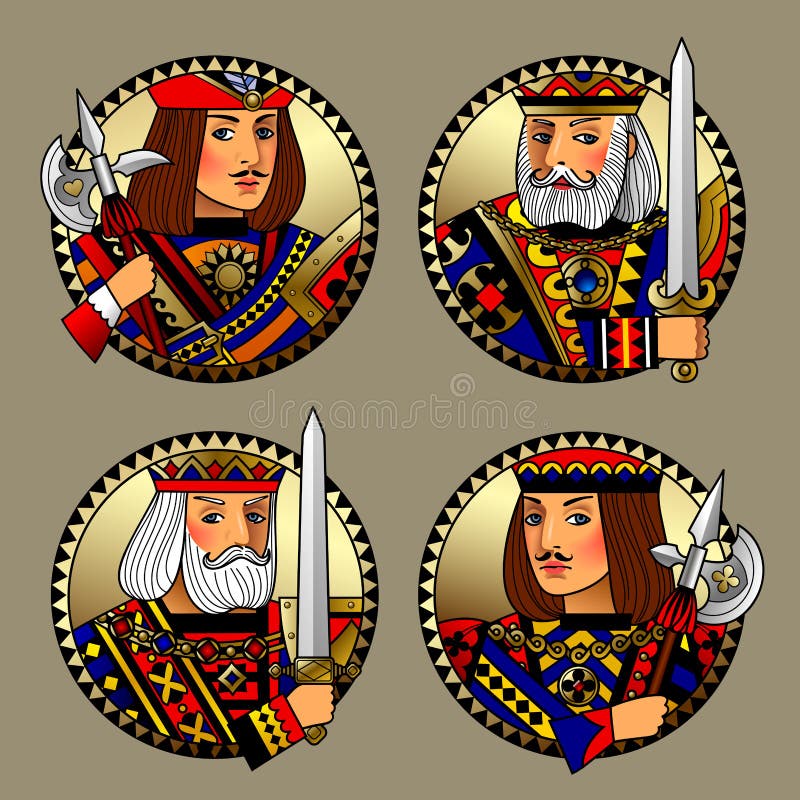 Playing Card Characters Stock Illustrations – 1,313 Playing Card ...