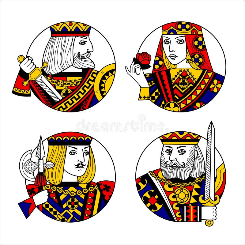 Playing Card Characters Stock Illustrations – 1,313 Playing Card ...