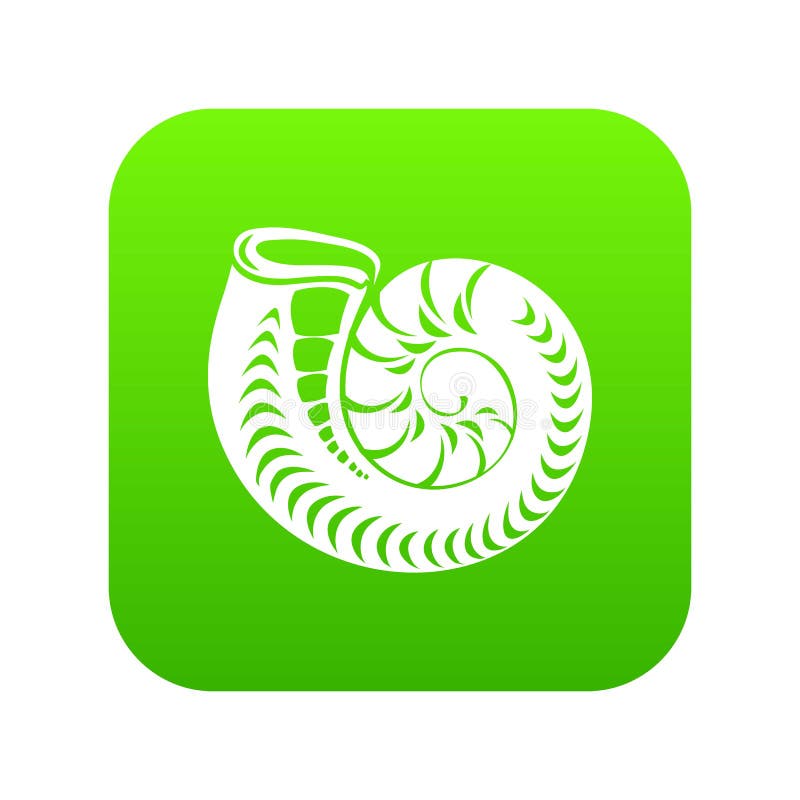 Round Shell Icon, Simple Style Stock Vector - Illustration of hole ...