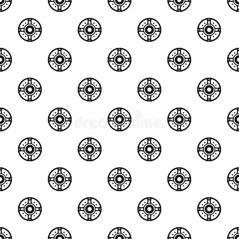 Round Shield Pattern, Simple Style Stock Vector - Illustration of arms ...