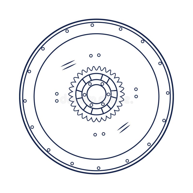 Round Shield. Vector Illustration Decorative Design Stock Vector ...