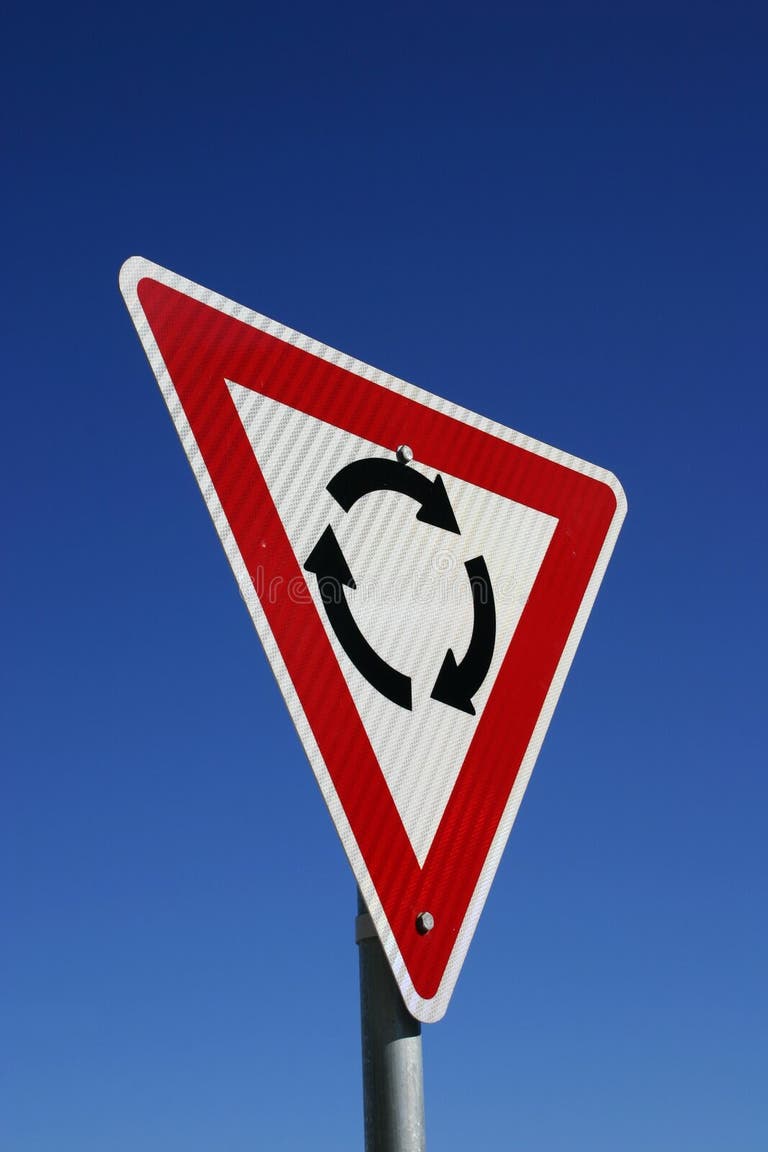 2,683 Roundabout Sign Stock Photos - Free & Royalty-Free Stock Photos ...