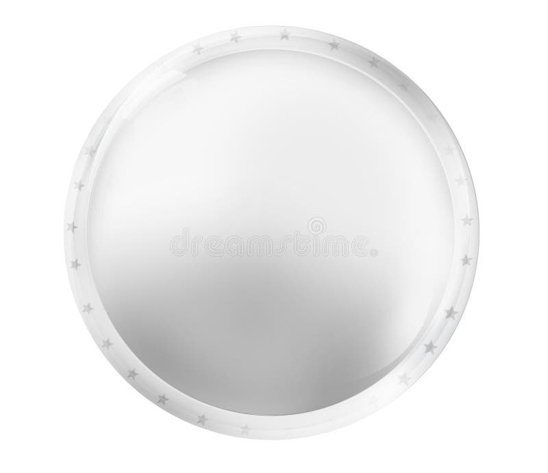 Round silver border badge stock illustration. Illustration of round ...