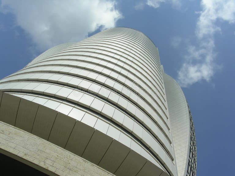 Round skyscraper stock image. Image of blue, high, architecture - 834869