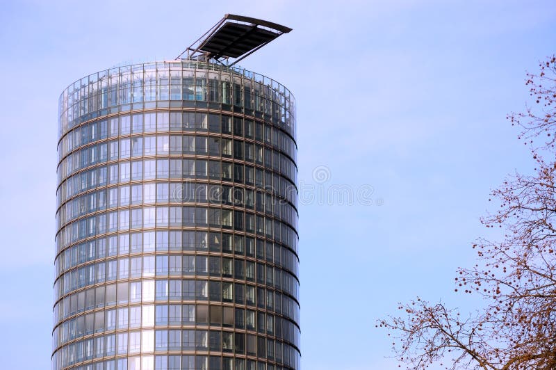 Round Skyscraper Building stock image. Image of high, tall - 4933647