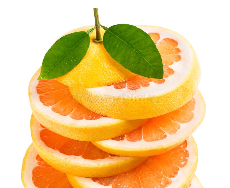 Round slices of grapefruit stock photo. Image of background - 65626032