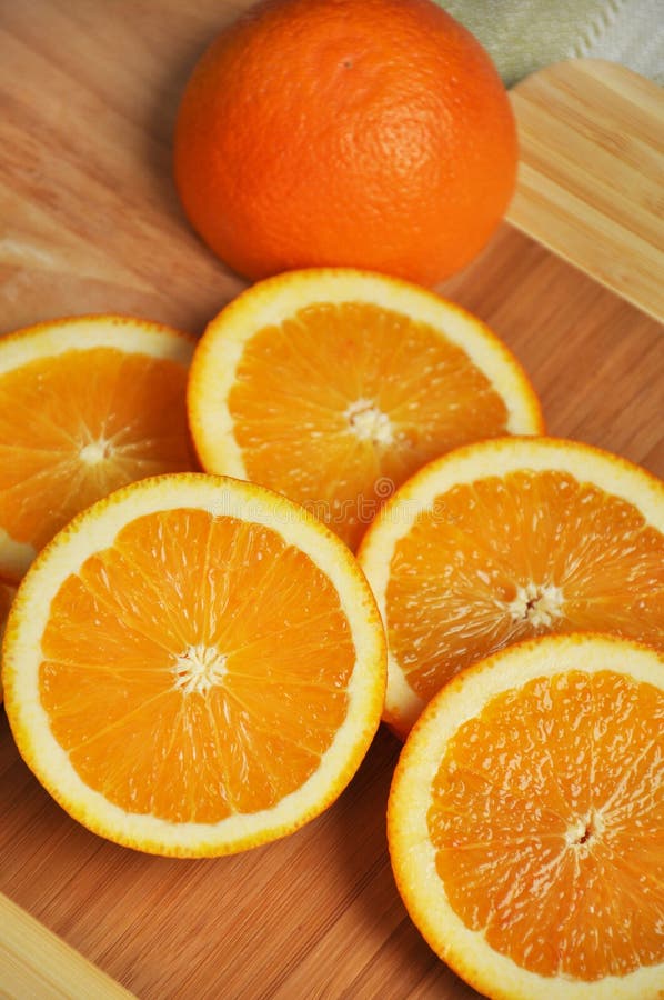Round slices of orange stock image. Image of orange, nicked - 18965281
