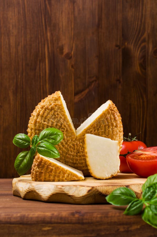 Round smoked cheese stock image. Image of cheese, french - 97349777