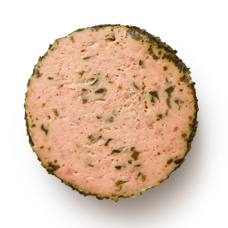 Smooth pate on plate stock image. Image of delicacy, isolated - 33715573