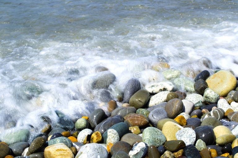 Round smooth stones stock image. Image of stack, beautiful - 43058657