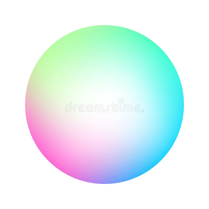Round Soft Pastel Color Design Elements Set. Funny Circle Copy Space ...
