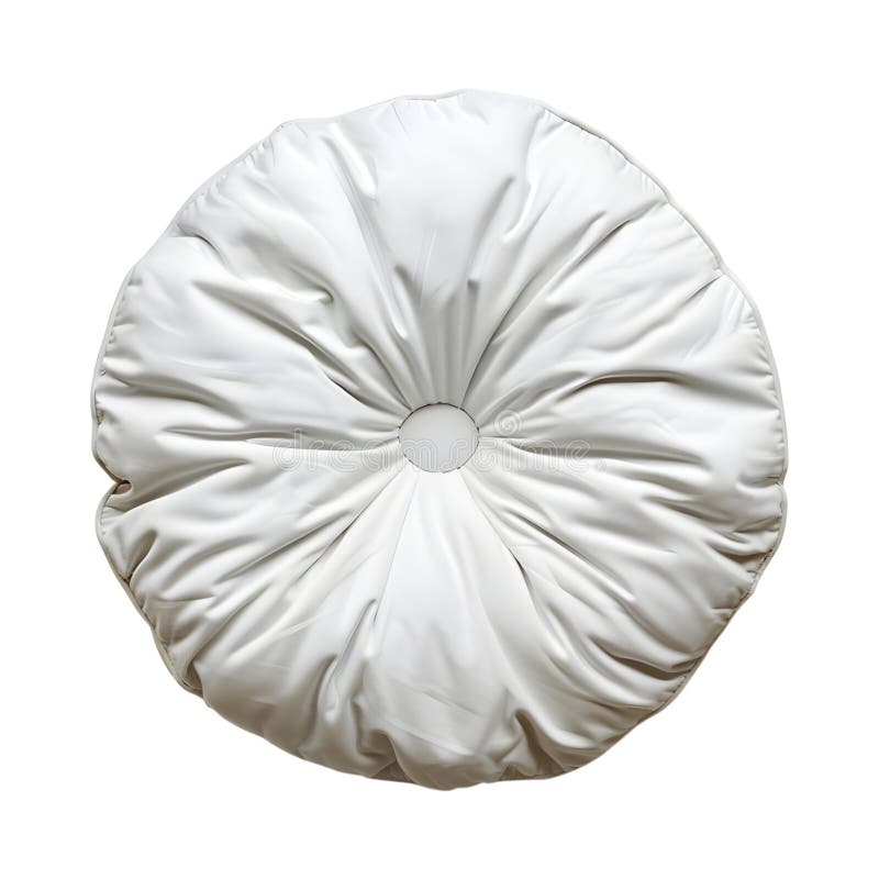 Round Soft Pillow on Transparent Background - Ai Generated Stock ...