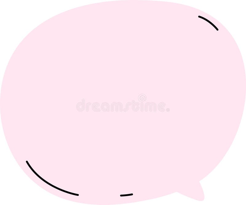 Round Speech Bubble stock vector. Illustration of dialog - 285676321