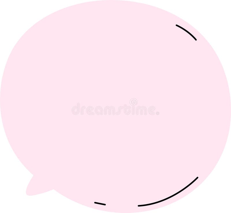 Round Speech Bubble stock vector. Illustration of abstract - 285676343