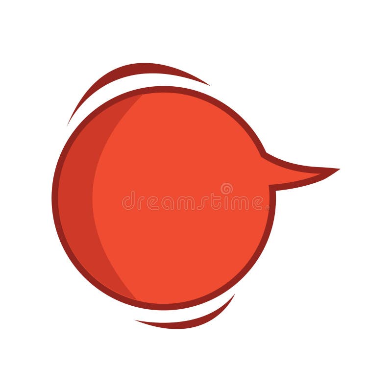 Round Speech Bubble. Vector Illustration Decorative Design Stock Vector ...