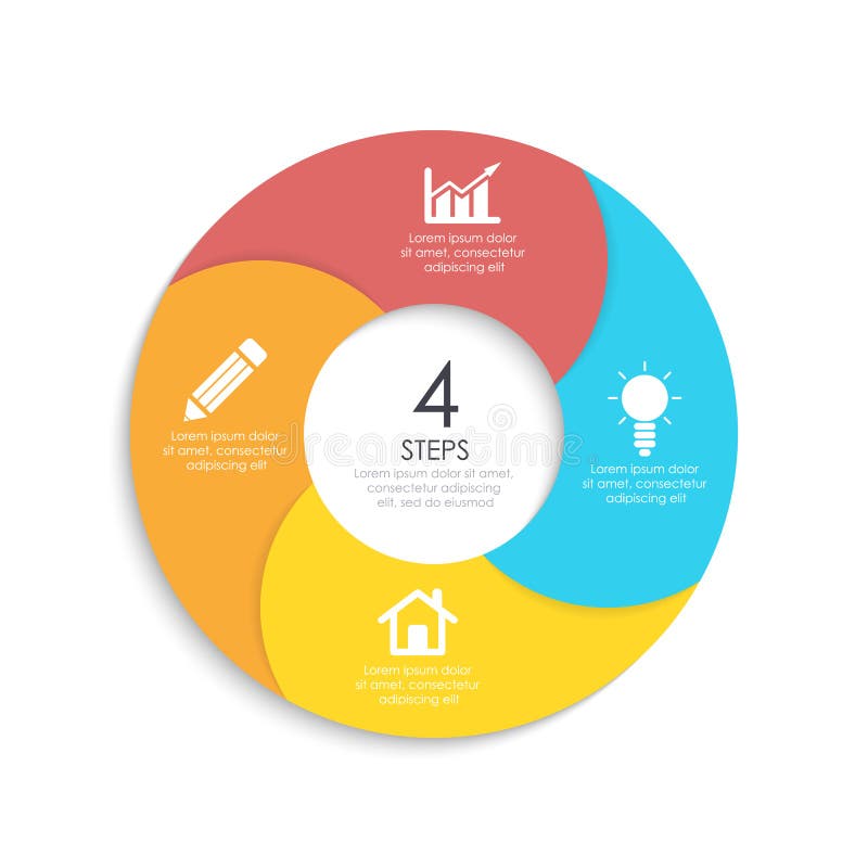 Step Circle Progress Infographic Design Stock Illustrations – 29,605 ...
