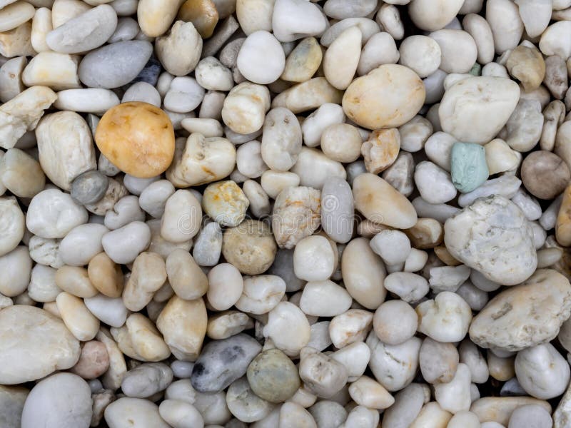 Round and Spongy White Stone on Ground beside the Waterfall Stock Image ...