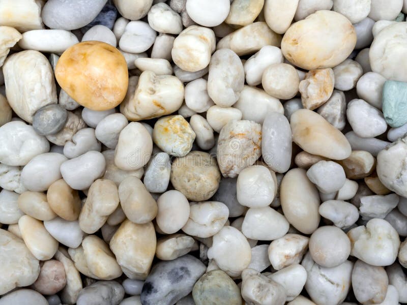 Round and Spongy White Stone on Ground beside the Waterfall Stock Photo ...